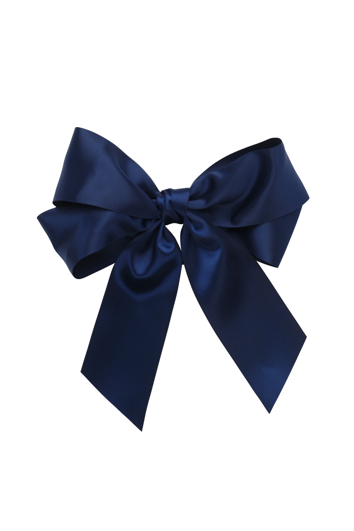 navy bow clip